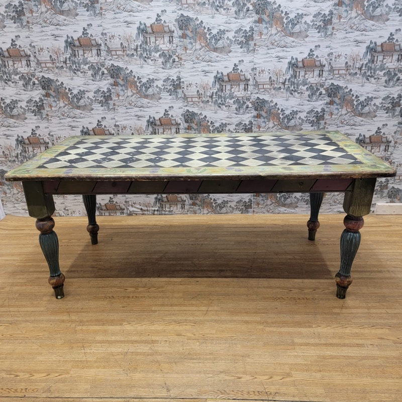 Painted Dining Table - Etsy