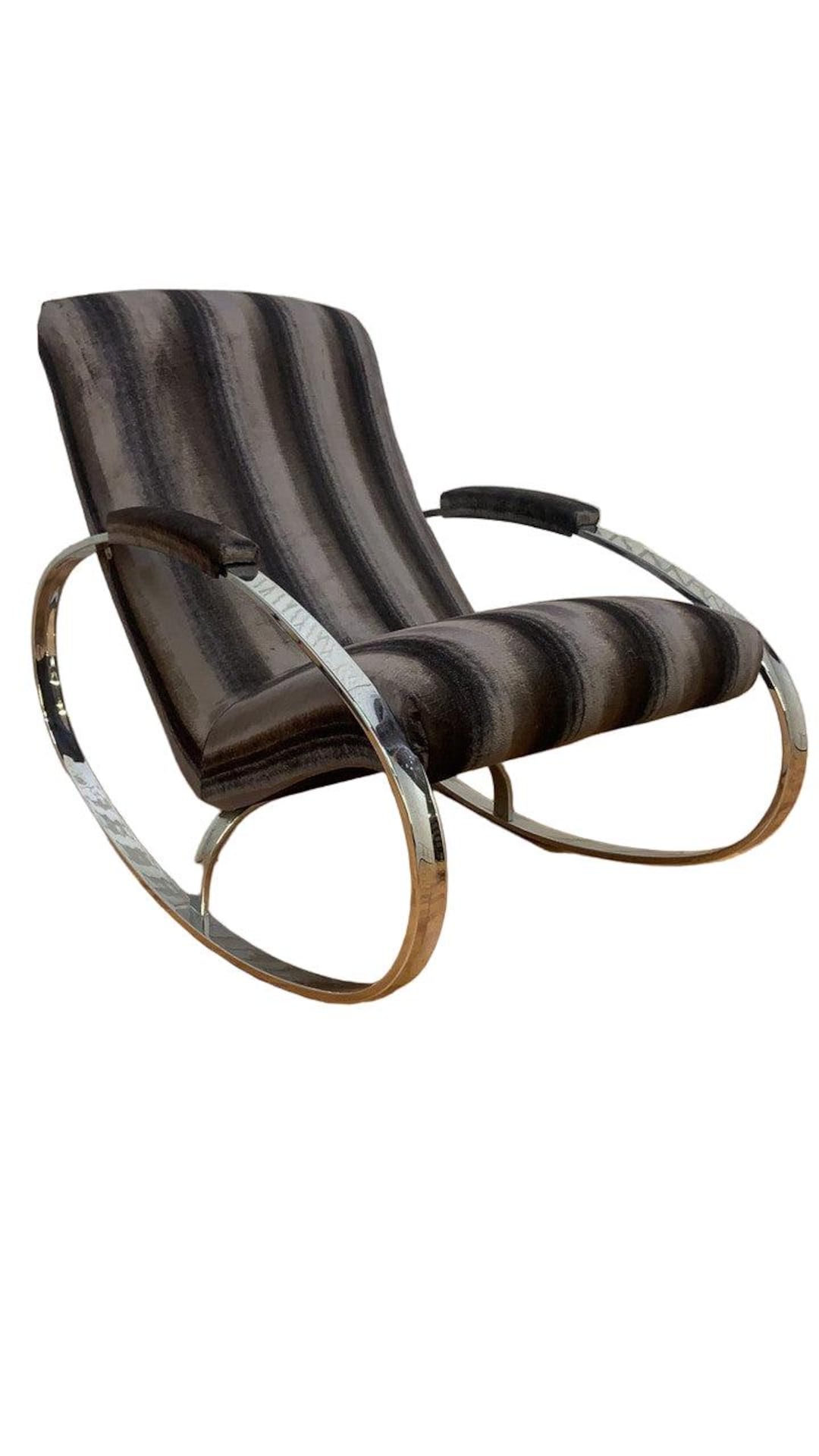MCM Rocking Chair by Guido Faleschini Newly Reupholstered - Etsy