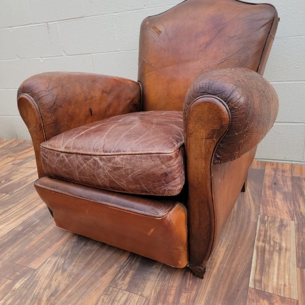 Cigar Leather Chairs - Etsy