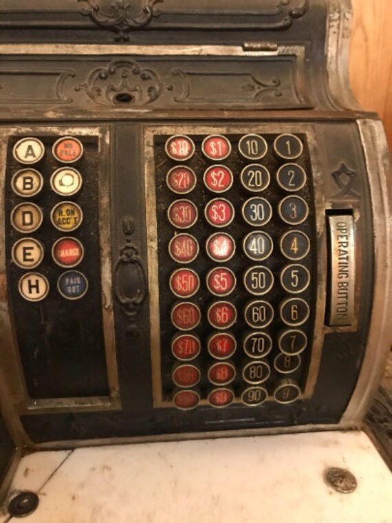 Antique NCR National Cash Register Model 1064 G - Gem