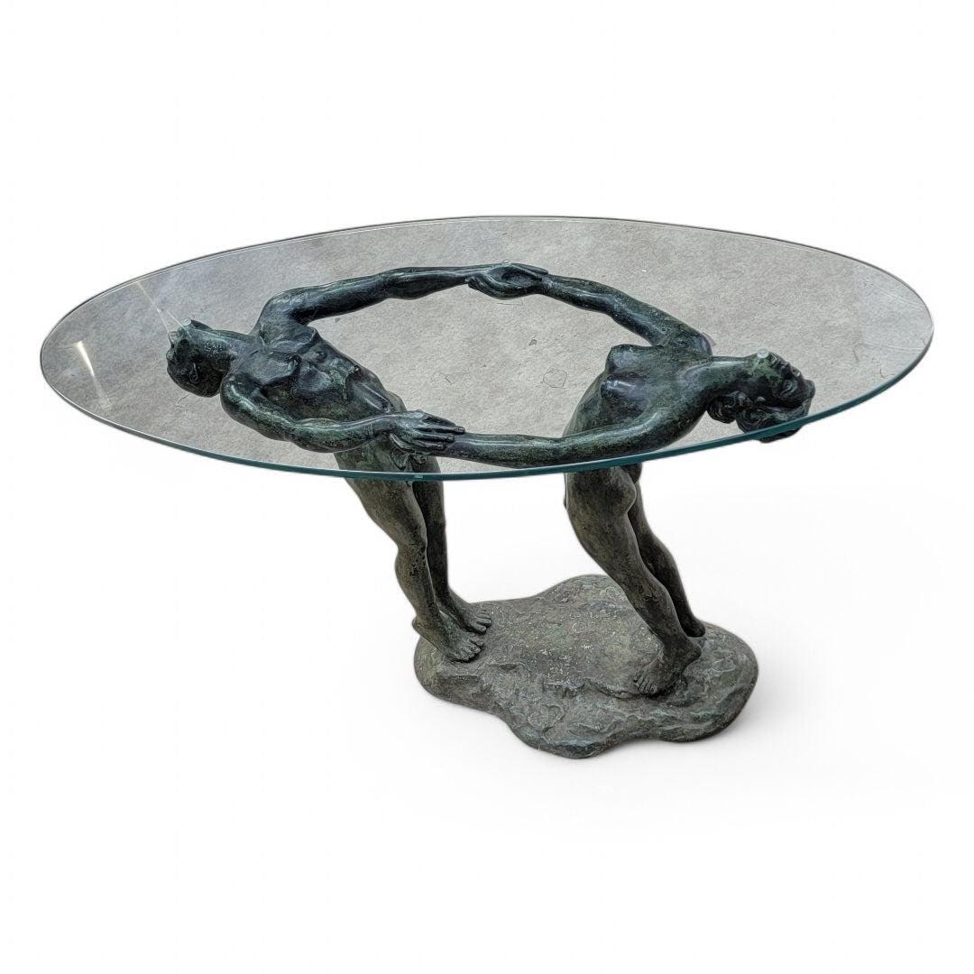 "Vintage Art Deco ""Mann & Frau"" Tisch, Maude Sherwood Jewetter ...