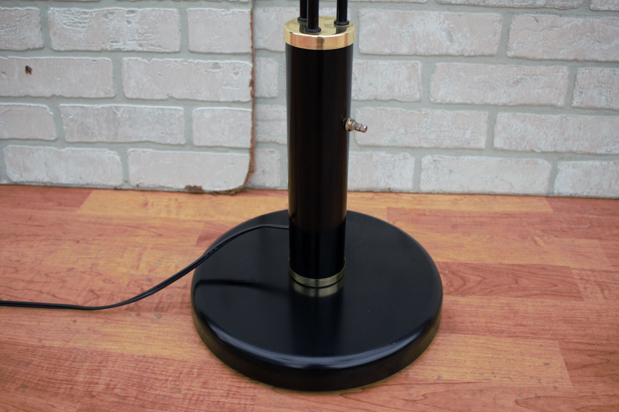 Mid Century Modern Multi-Arm Black Enamel Table Lamp | Etsy