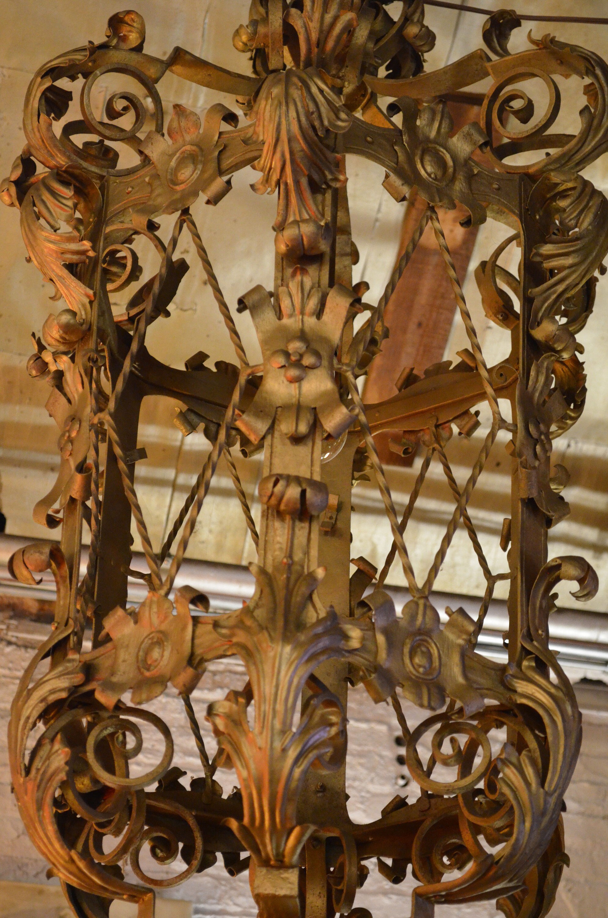Antique French Rococo Style Gold Acanthus Leaf Pendant Set - Etsy
