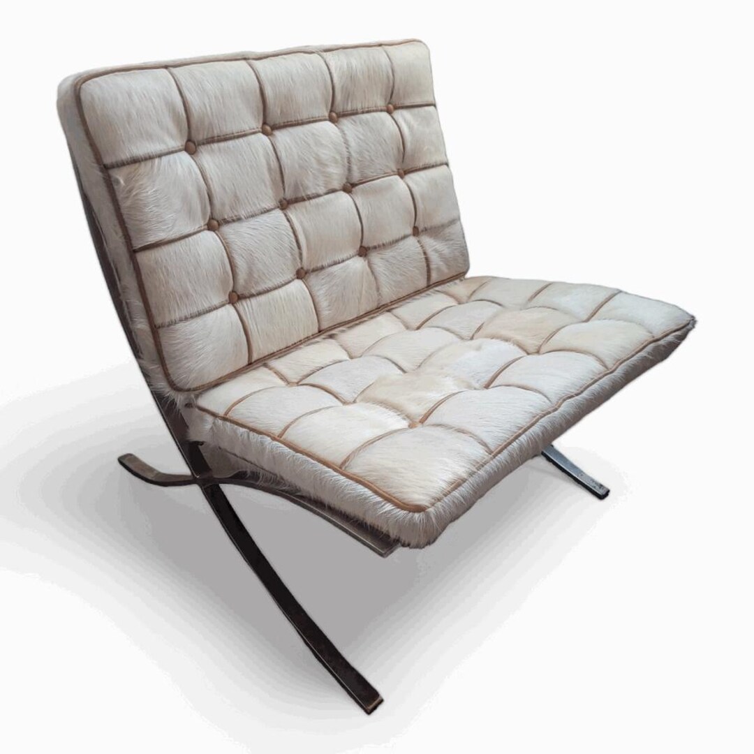 MCM Mies Van Der Rohe for Knoll Barcelona Chair Newly Reupholstered - Etsy