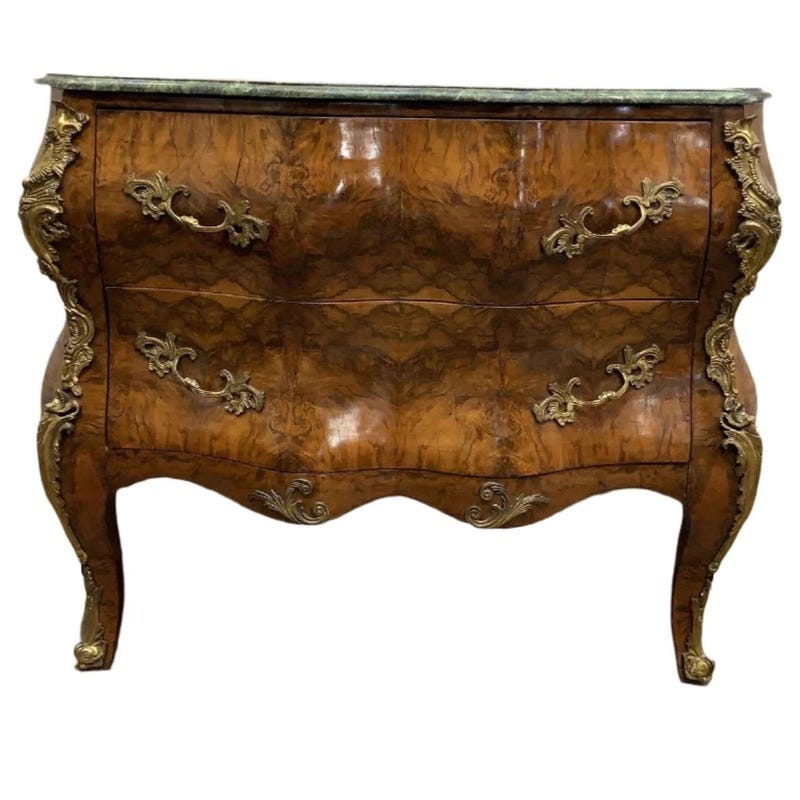 Louis Xv Bombe Commode - Etsy Canada