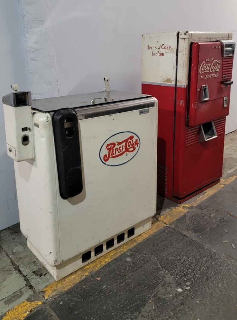 Vintage Classic Pepsi Slide Cooler Vending Machine - Etsy Canada