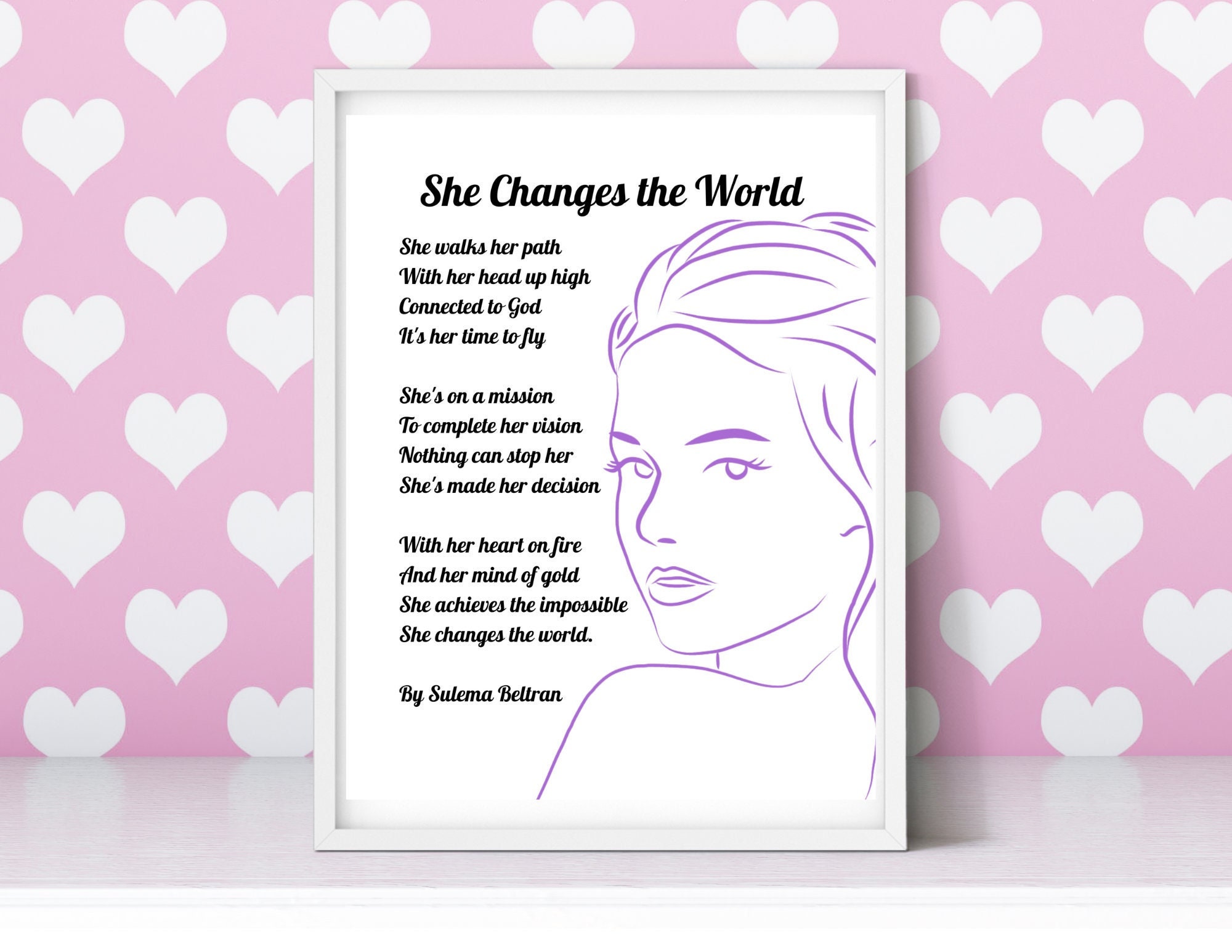 Women Empowerment Original Poem - Printable Digital Wall Art ...