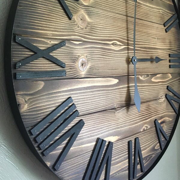 Large Wall Clock Farmhouse - Etsy