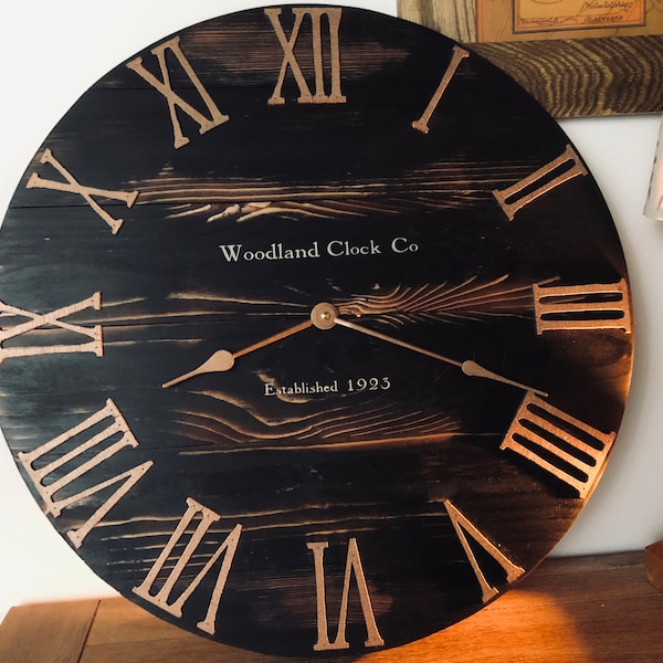 Rustic Clocks - Etsy