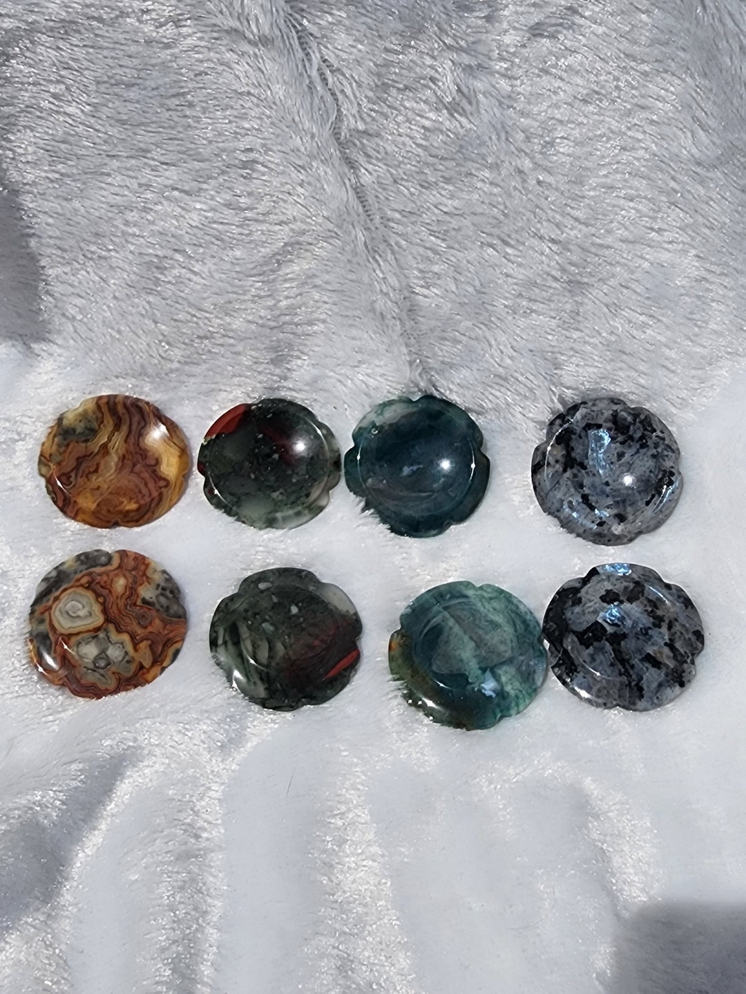 Flower Shaped Worry Stone - Etsy