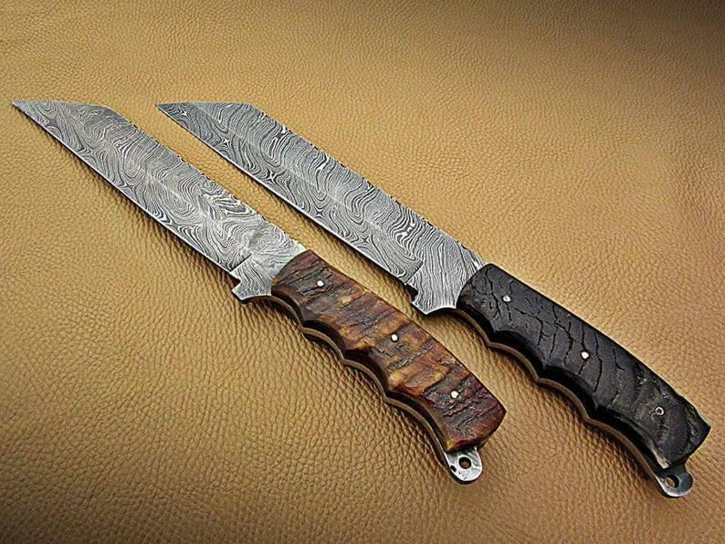 Custom Handmade Damascus Steel Seax Viking Knife Price Per Etsy