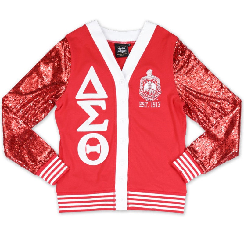 Delta Sigma Theta Cardigan - Etsy