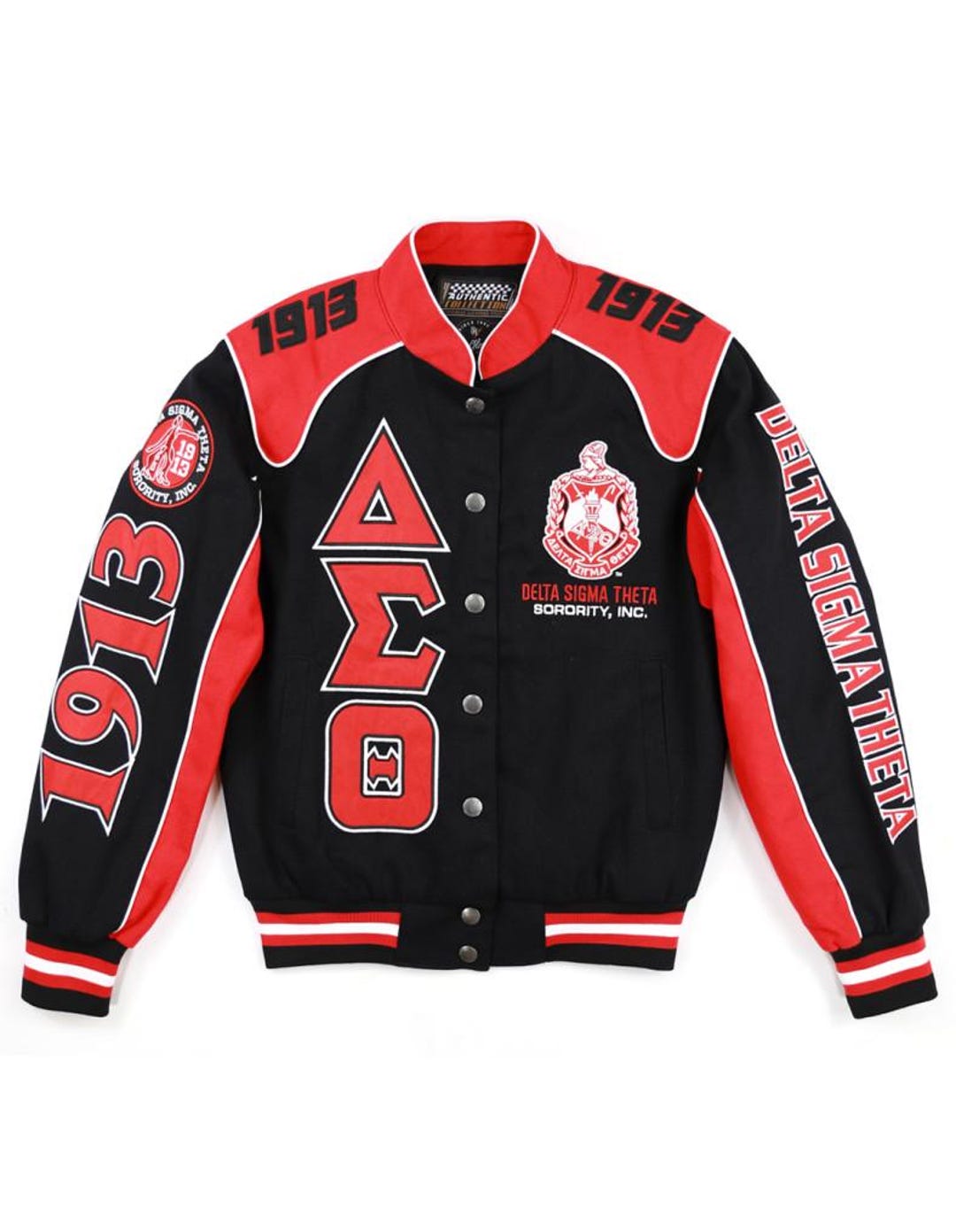 Delta Racing Twill Black Jacket - Etsy