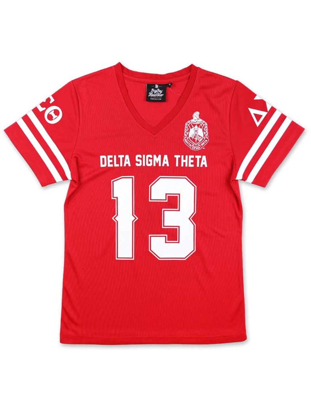 Delta Football Jersey Red Tee - Etsy