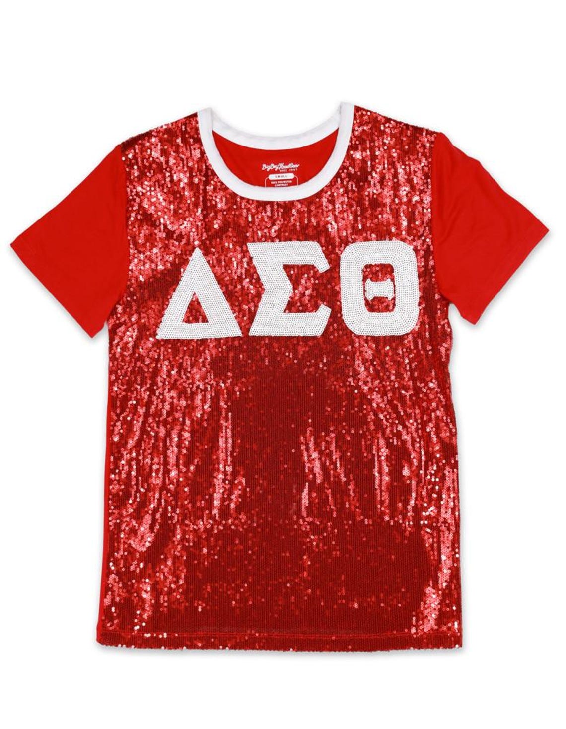 NEW Delta Sequin Red Tee - Etsy