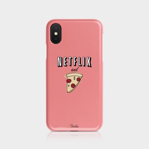 Tirita Hard Phone Case Netflix Chill Popcorn Cinema Films Pizza iPhone ...
