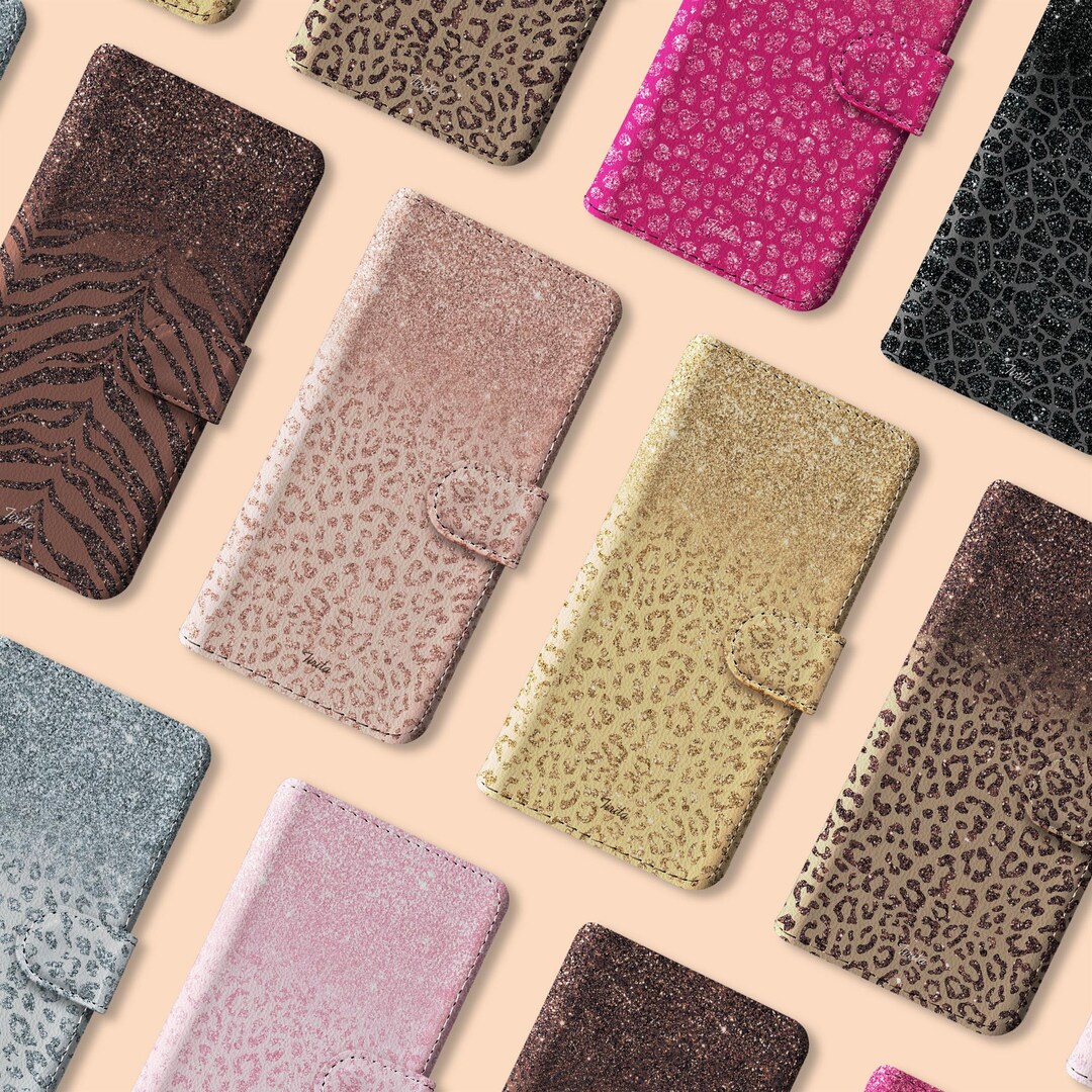 Tirita Wallet Leather Flip Phone Case Ombre Printed Animal Print ...
