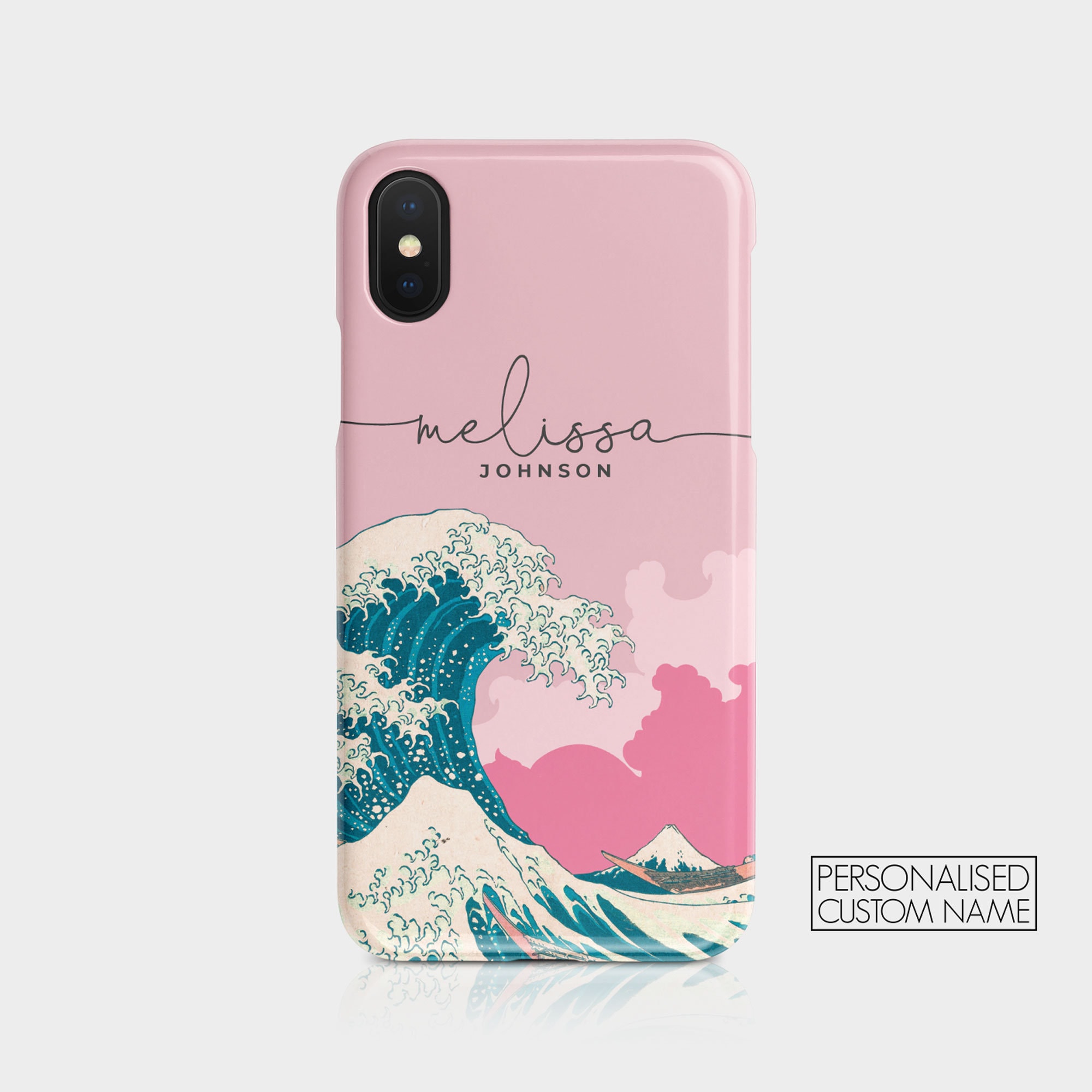 Personalised Initials Custom Hard Phone Case Aesthetic Famous - Etsy UK