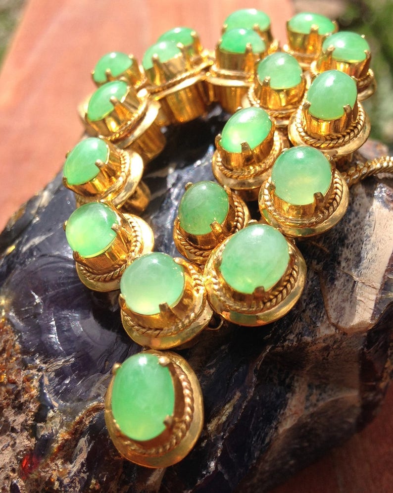 193.65CT 100% Natural Grade A Imperial Icy Fei Cui Green - Etsy