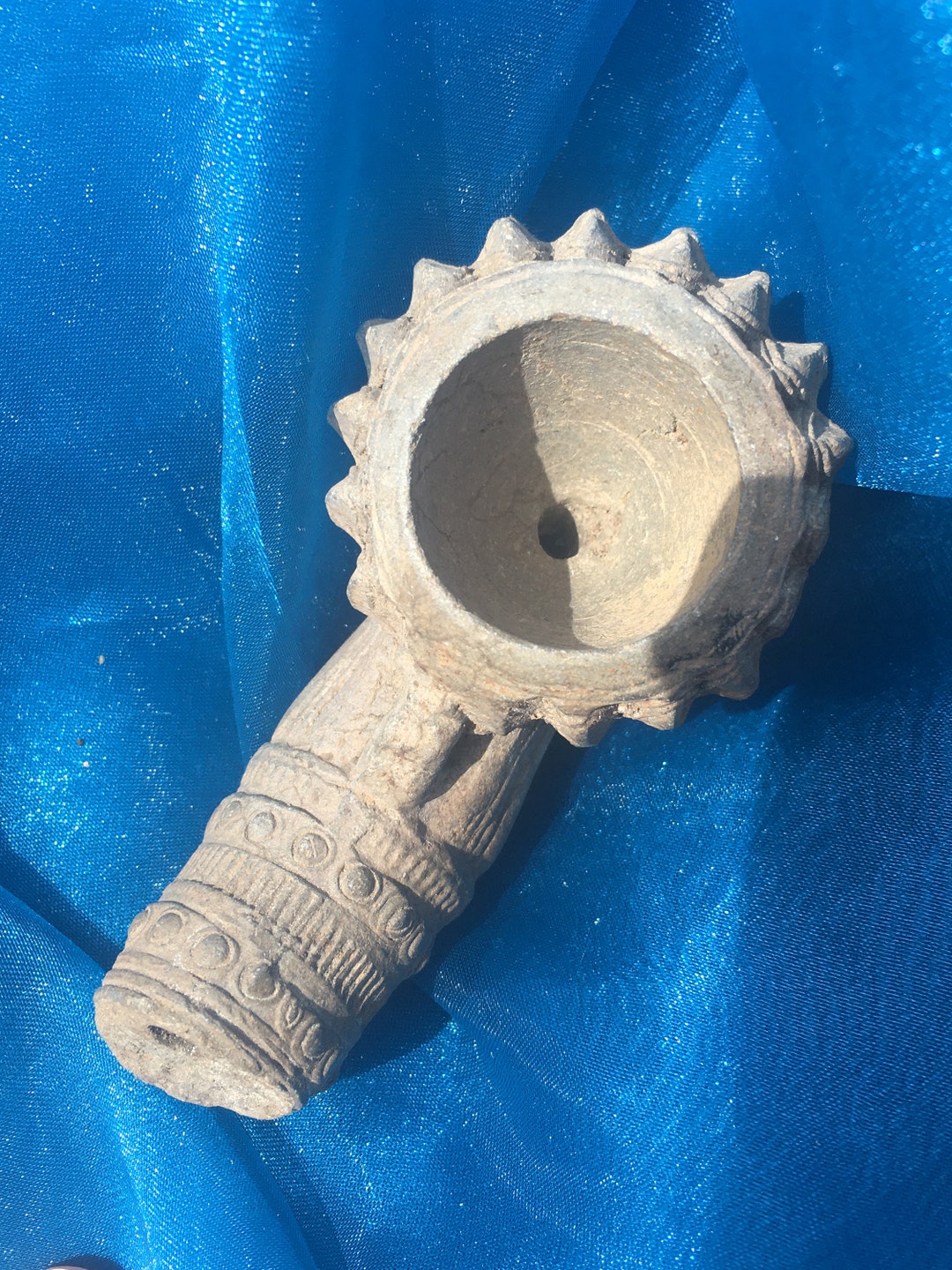 Sahara Clay Pipe Ancient Carving Relic Vintage Africa - Etsy