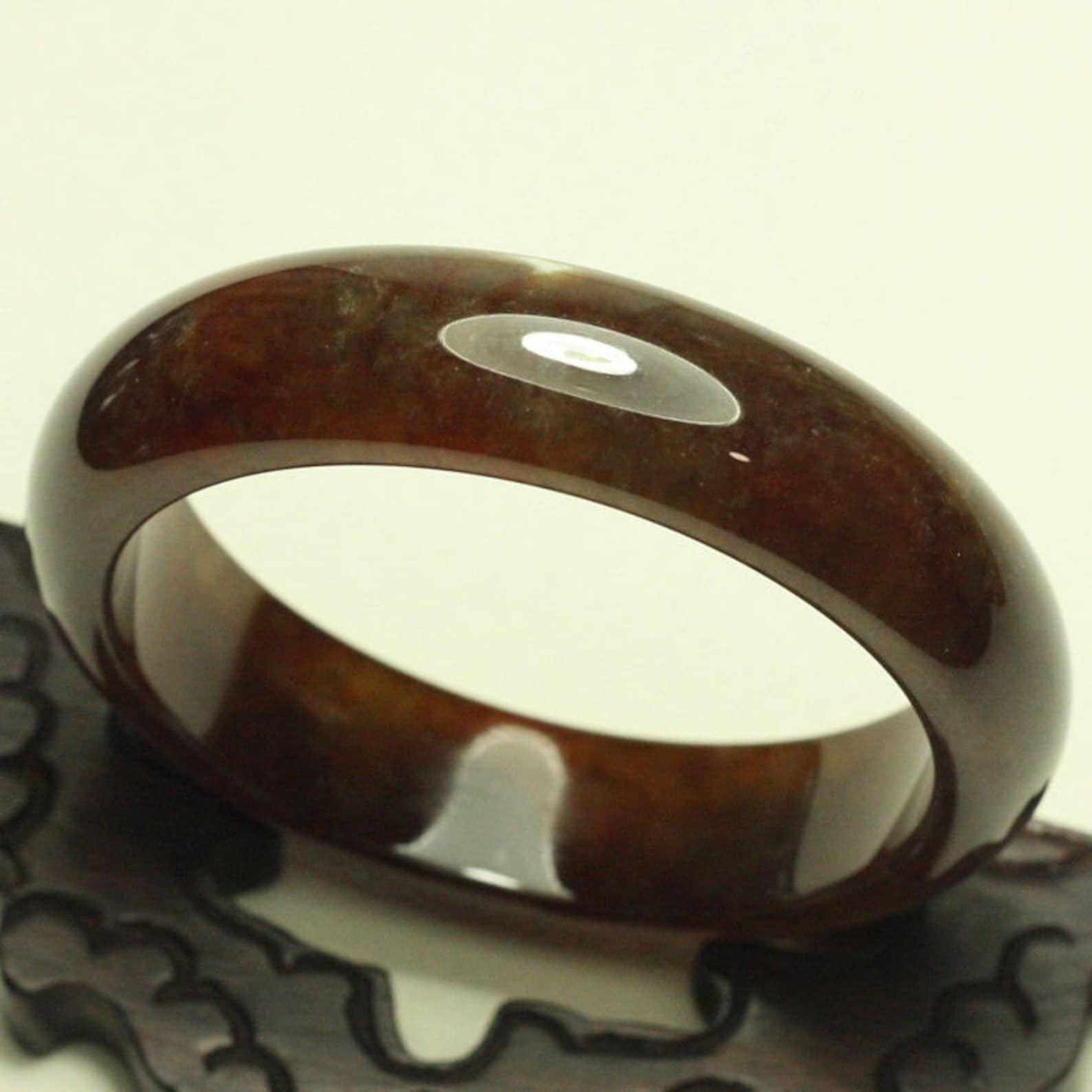 62mm Certified Grade A Natural Red Brown Isabellenius Jadeite | Etsy