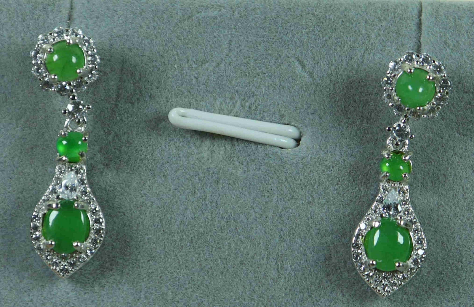 Stunning! Fei Cui Apple Emerald Green Certified Jadeite 7 Jade Stone ...