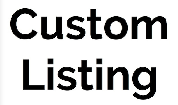 Custom Order Custom Design Personalized Order Custom Design - Etsy