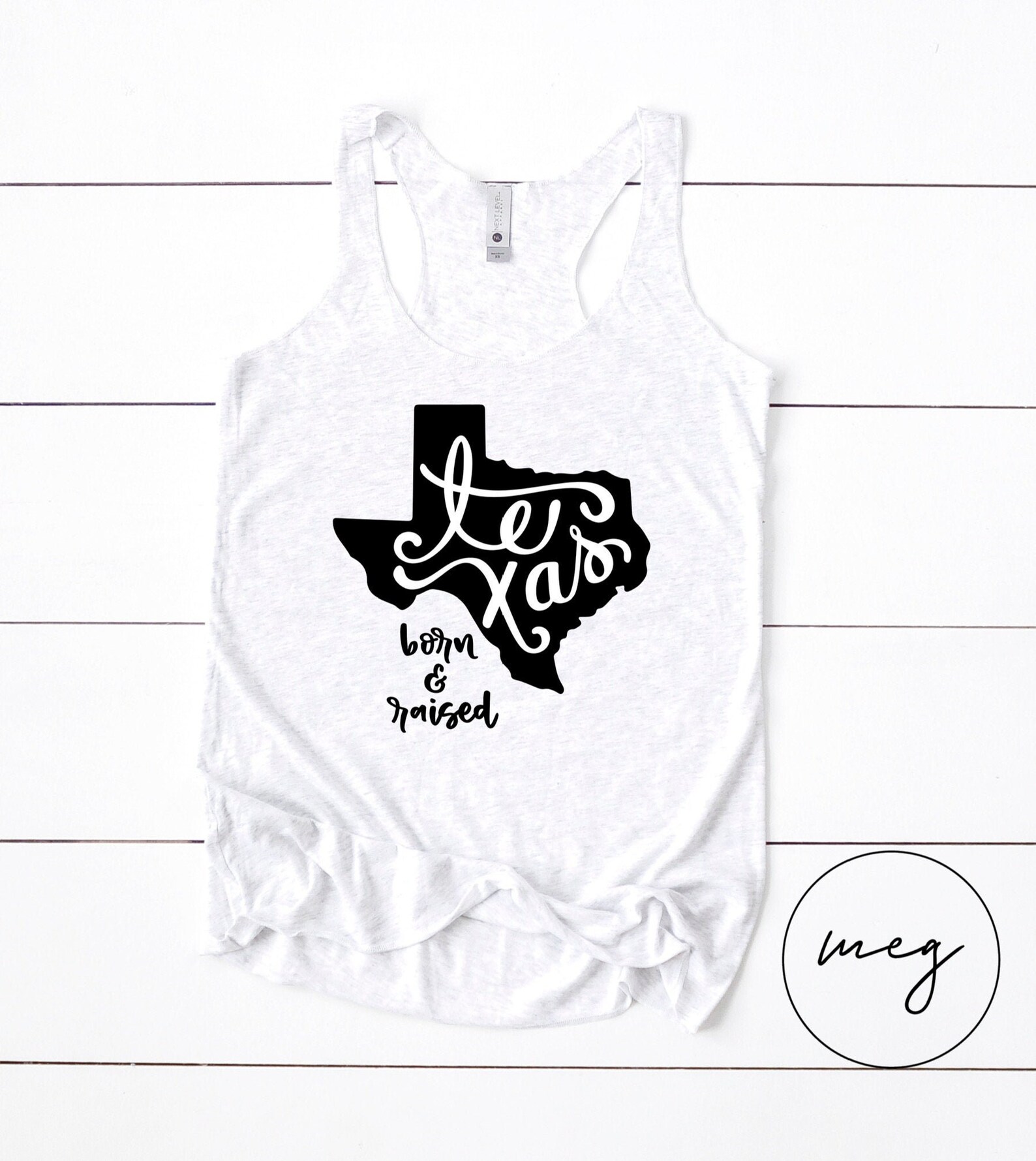Texas Born and Raised Texas Born Texan Texas Tank Top | Etsy