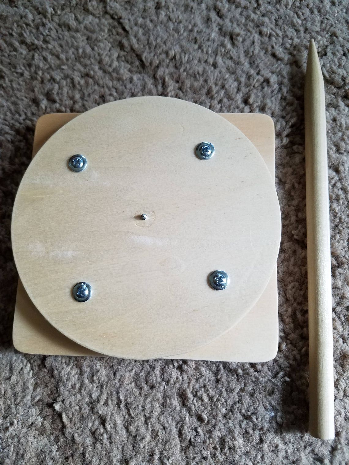 Wood Yarn Holder/spinner - Etsy