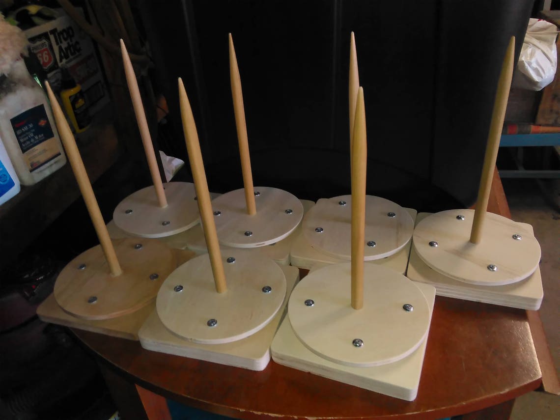 Wood Yarn Holder/spinner - Etsy