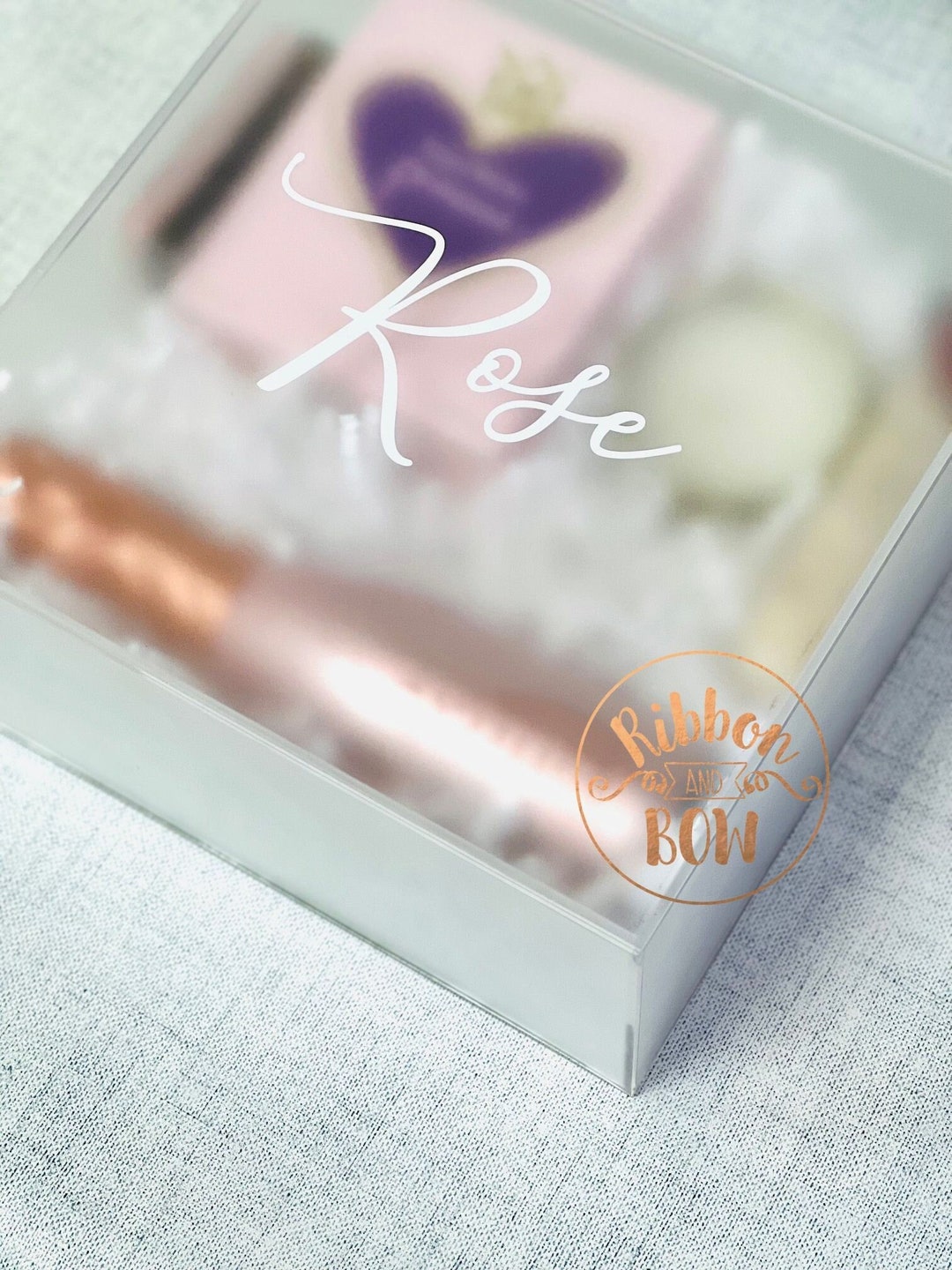 Frosted Acrylic Gift Box Personalised Gift Box Unique Gift - Etsy