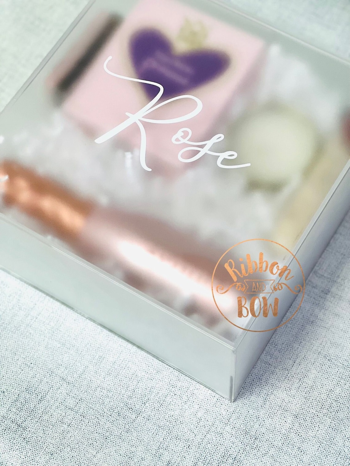 Frosted Acrylic Gift Box, Personalised Gift Box, Unique Gift Box ...