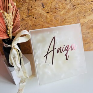 Frosted Acrylic Gift Box, Personalised Gift Box, Unique Gift Box ...