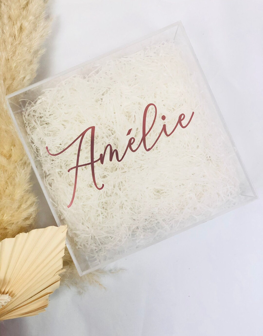 Acrylic Gift Box, Perspex Box, Bridesmaid Box, Personalised Gift Box ...