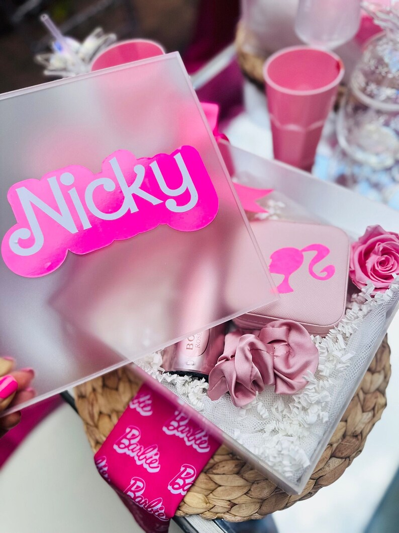 Barbie Themed Gift Box, Barbie Themed Hamper, Barbie Gift Set, Barbie ...