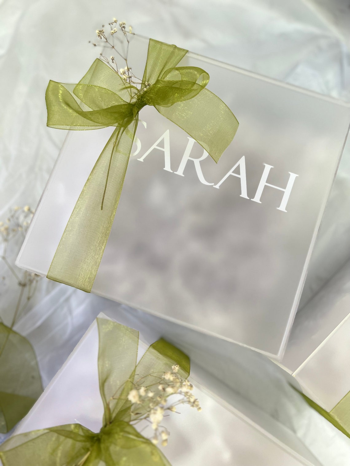 Frosted Acrylic Gift Box, Personalised Gift Box, Unique Gift Box ...