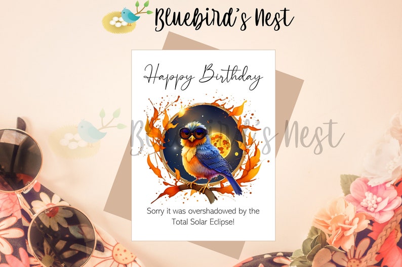 Solar Eclipse 2024 Happy Solar Eclipse Birthday - Etsy