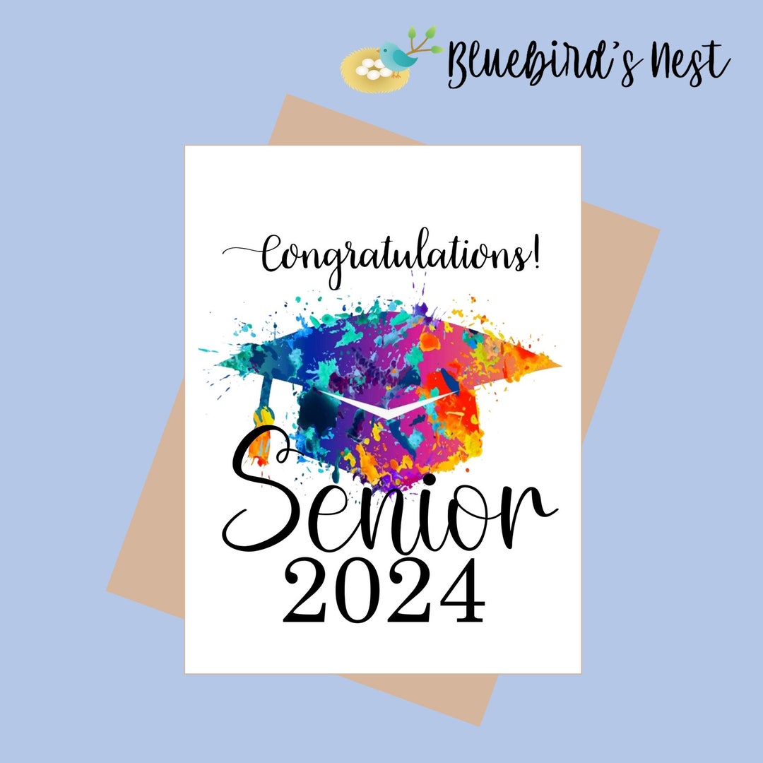 Congratulations Senior 2024 Tie Dye Cap - Etsy