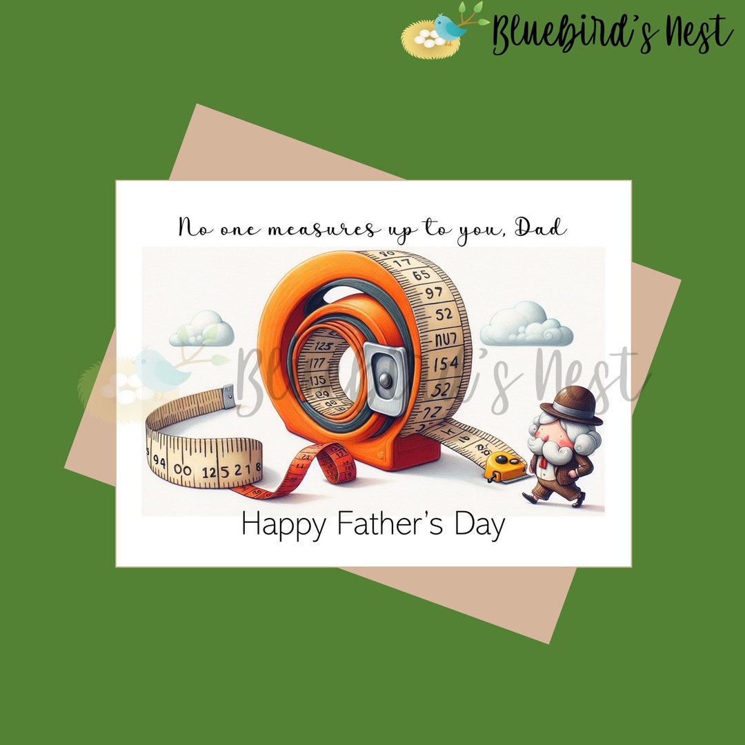 Father's Day - No One Measures up to You Dad - Etsy