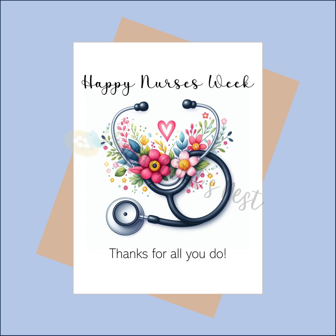 Nurses Week - Thanks for All You Do 02 - Etsy