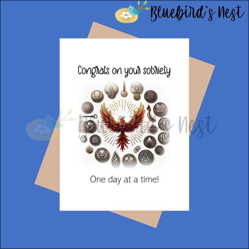 Congratulations on Your Sobriety - One Day at a Time - Etsy