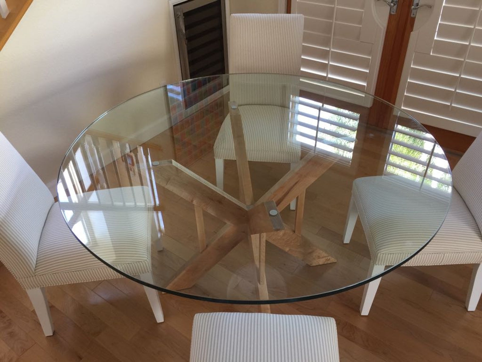 Double X Dining Table Base - Etsy