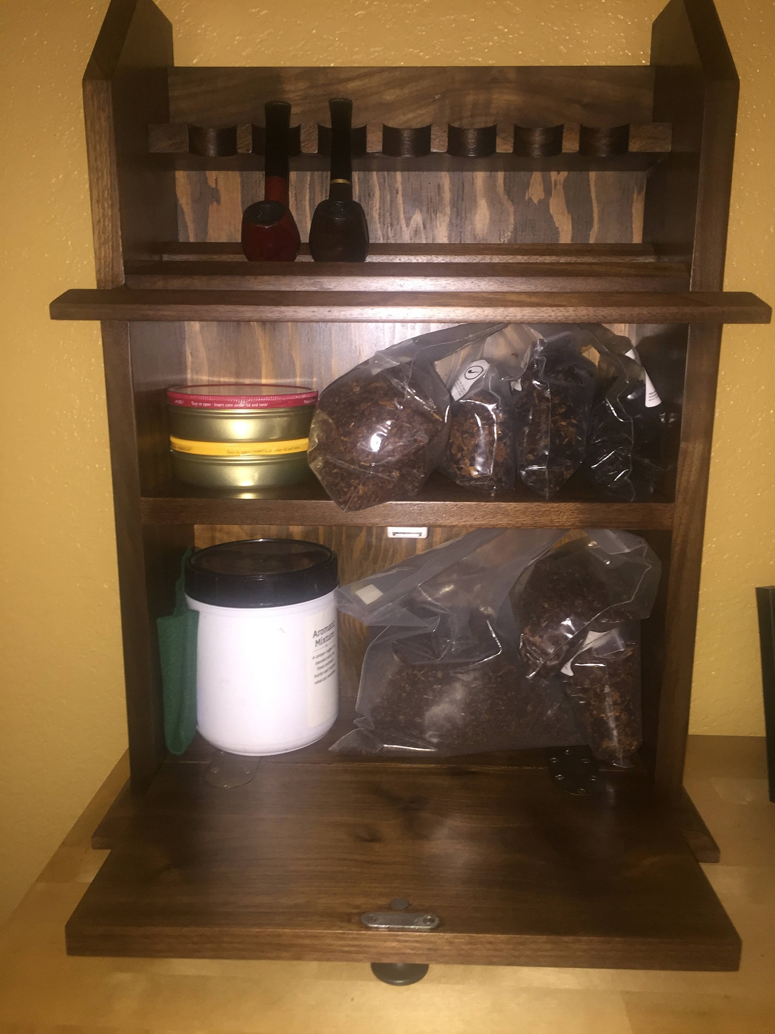 Pipes and Tobacco Storage Cabinet - Etsy