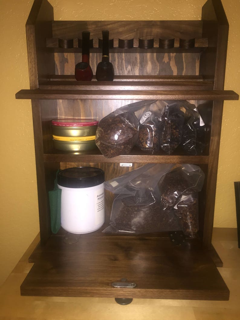 Pipes and Tobacco Storage Cabinet - Etsy