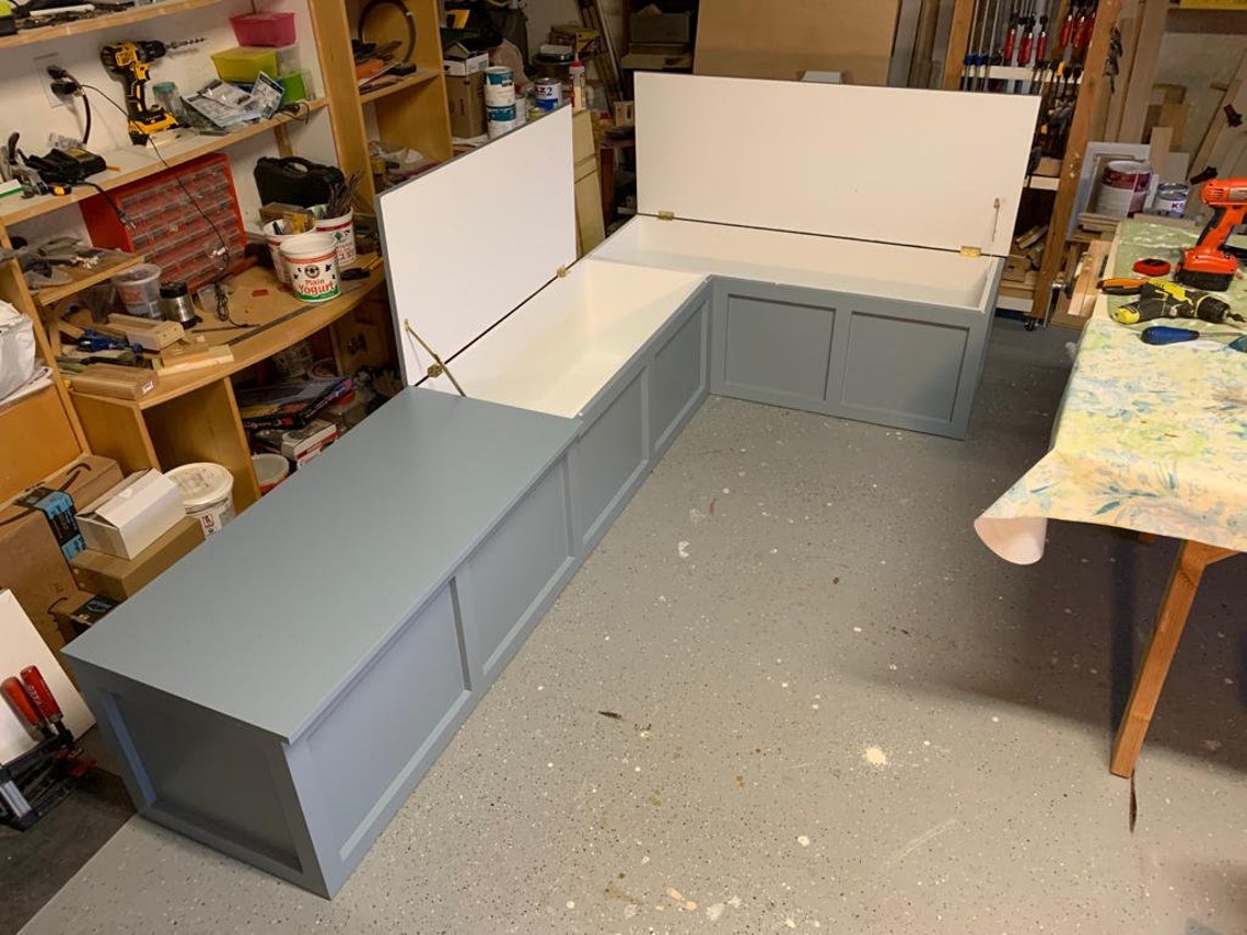 Seating and Storage Bench - Etsy