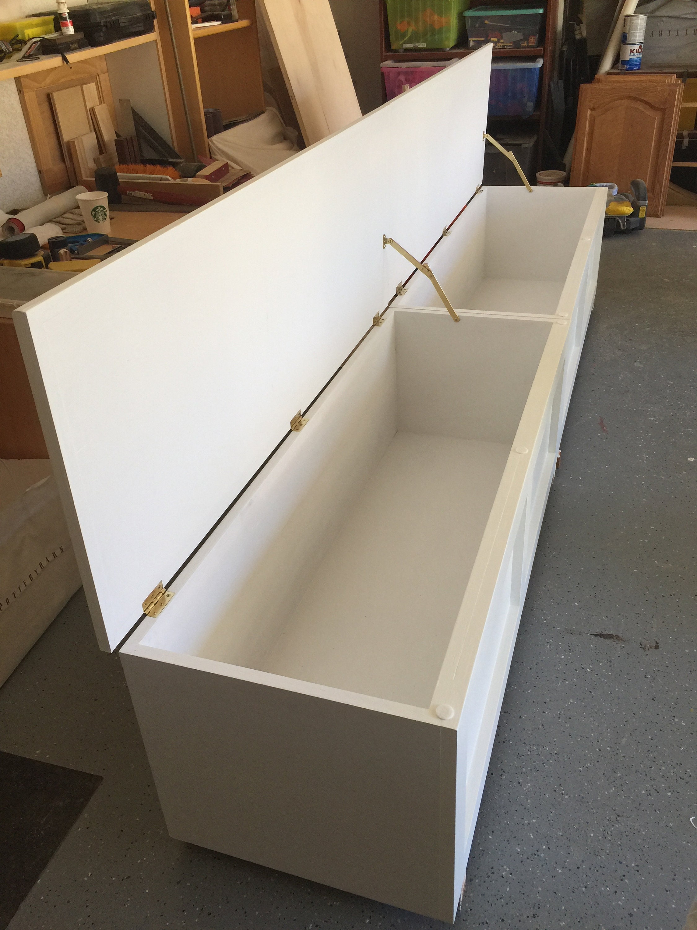 Seating and Storage Bench - Etsy