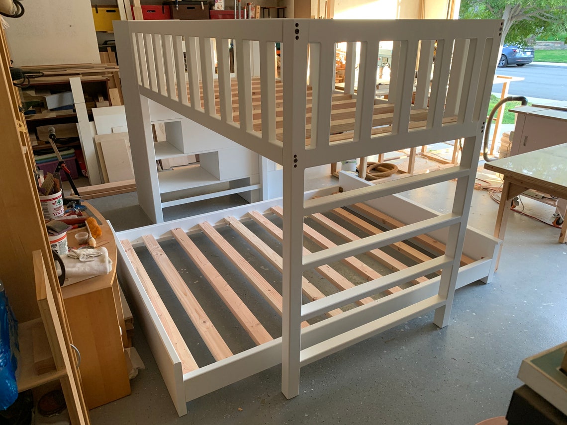 Bunk Bed With Storage Stairs Drawers - Etsy