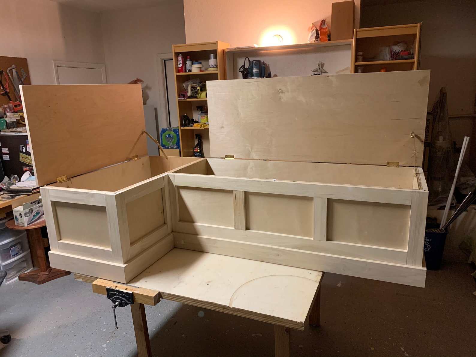 Seating and Storage Bench - Etsy