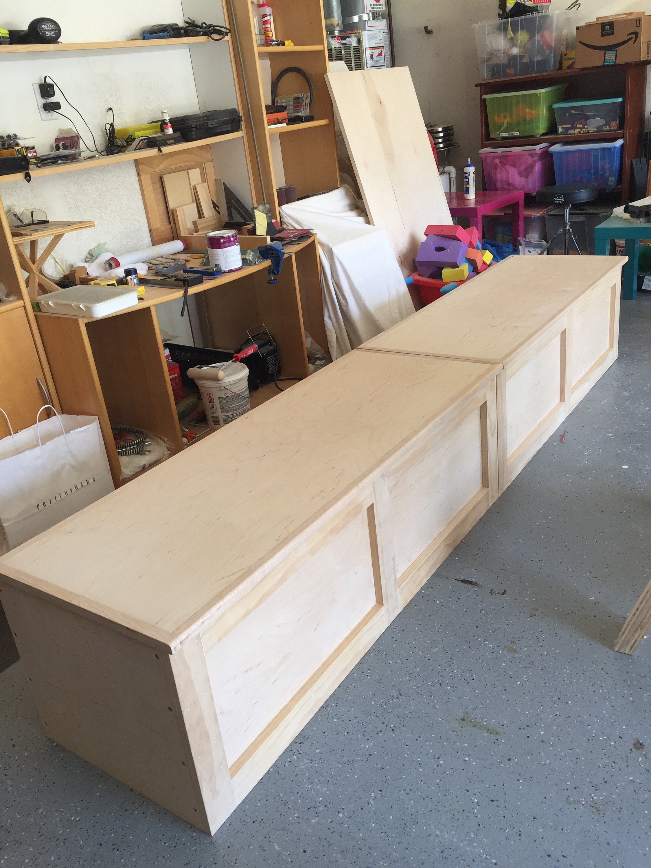 Seating and Storage Bench - Etsy