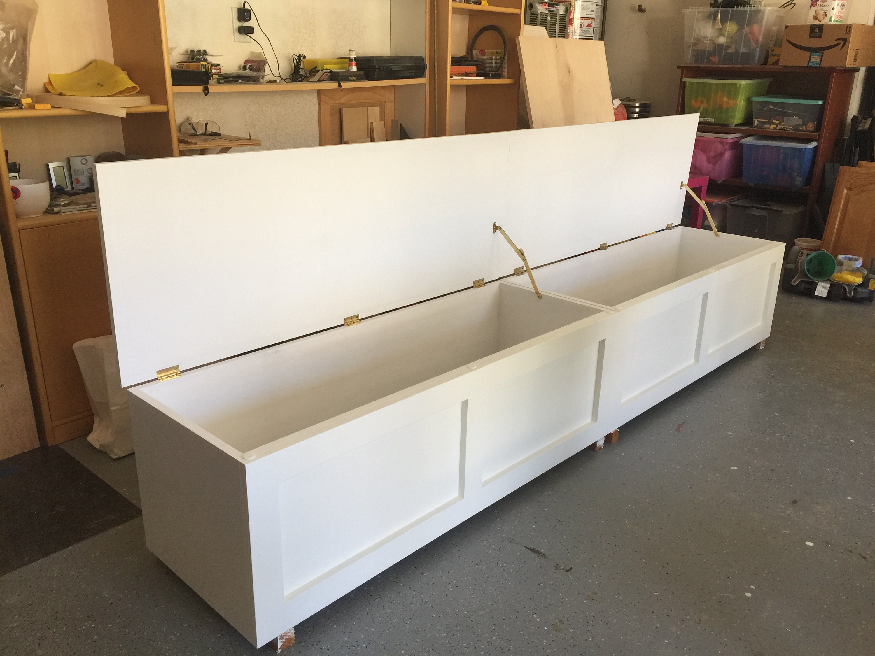 Seating and Storage Bench - Etsy